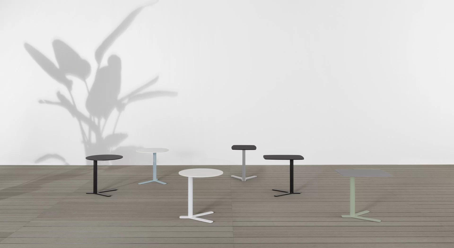 YO ET80_R: outdoor side table rectangular 55x35 H50 with Y base – Lapalma