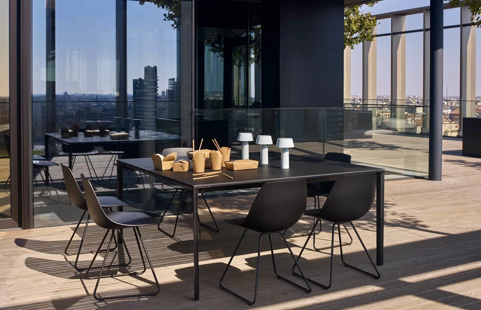 ADD T square | Modular table for outdoor – Lapalma