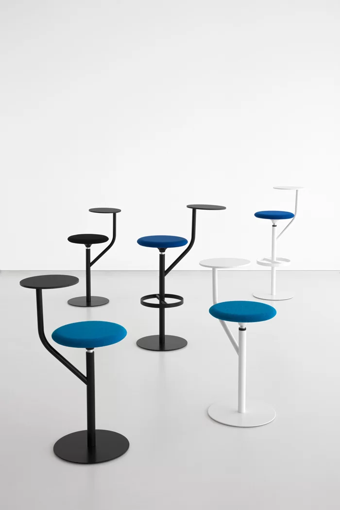 AARON: a stool and a side table all in one - Lapalma