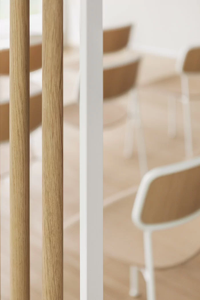 SCREEN tubular: Modern tubular partition for the office - Lapalma