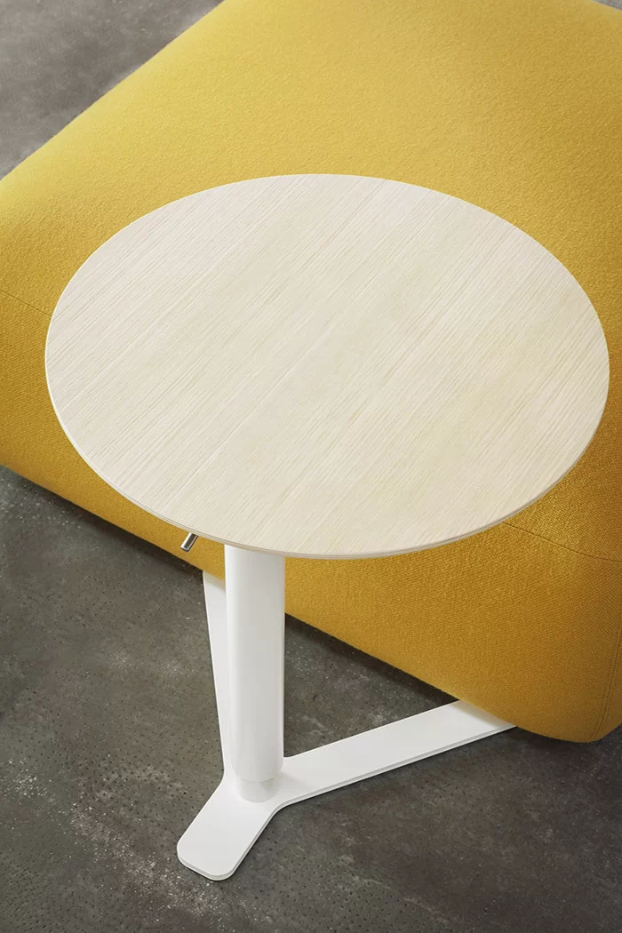 YO T80 | Round side table: Height-adjustable Ø50 H.52÷70 - Lapalma