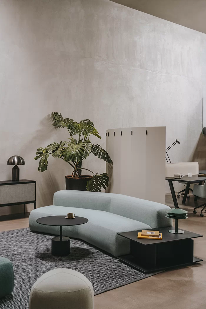 JEY T40 | Small designer table: With marble base H.45 - Lapalma