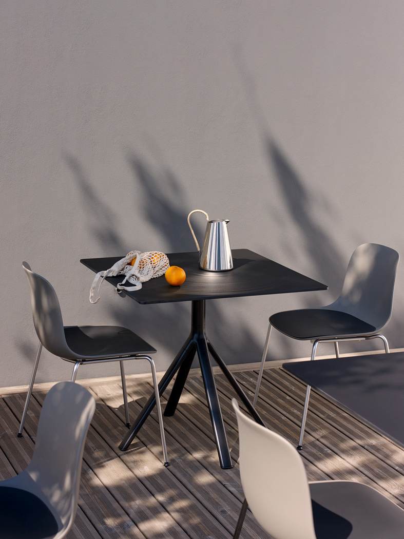 SEELA: stackable wood and polypropylene designer chairs – Lapalma