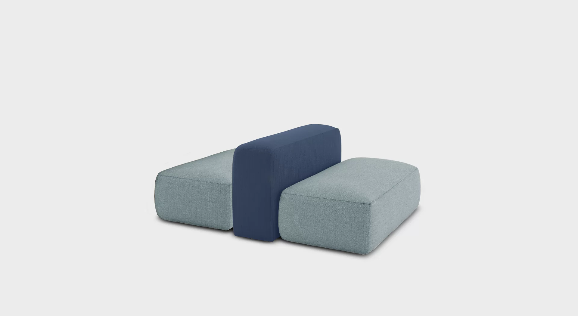 PLUS | back to back: modular upholstered seat - Lapalma