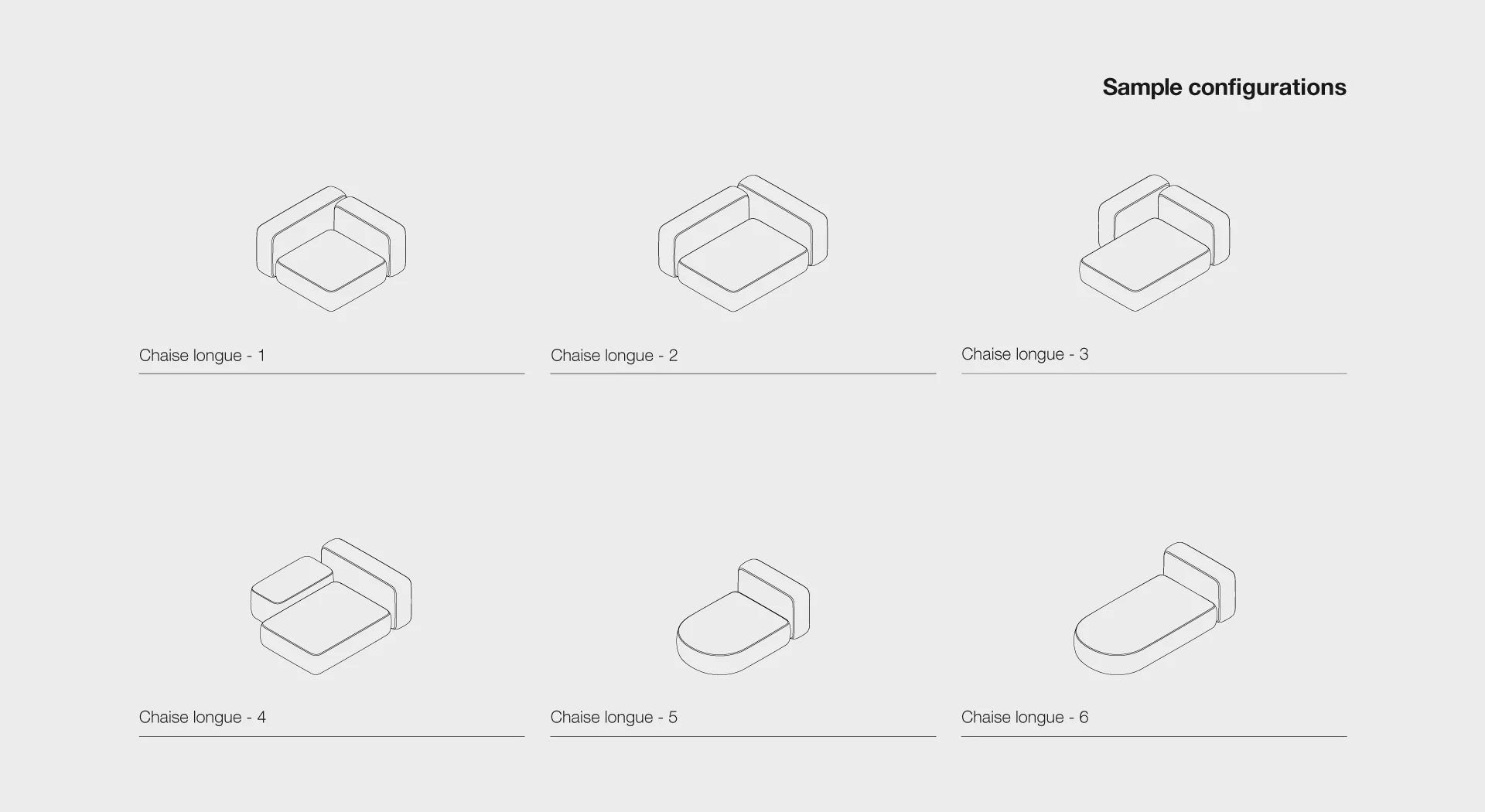 PLUS Classic | divano outdoor componibile per esterno – Lapalma