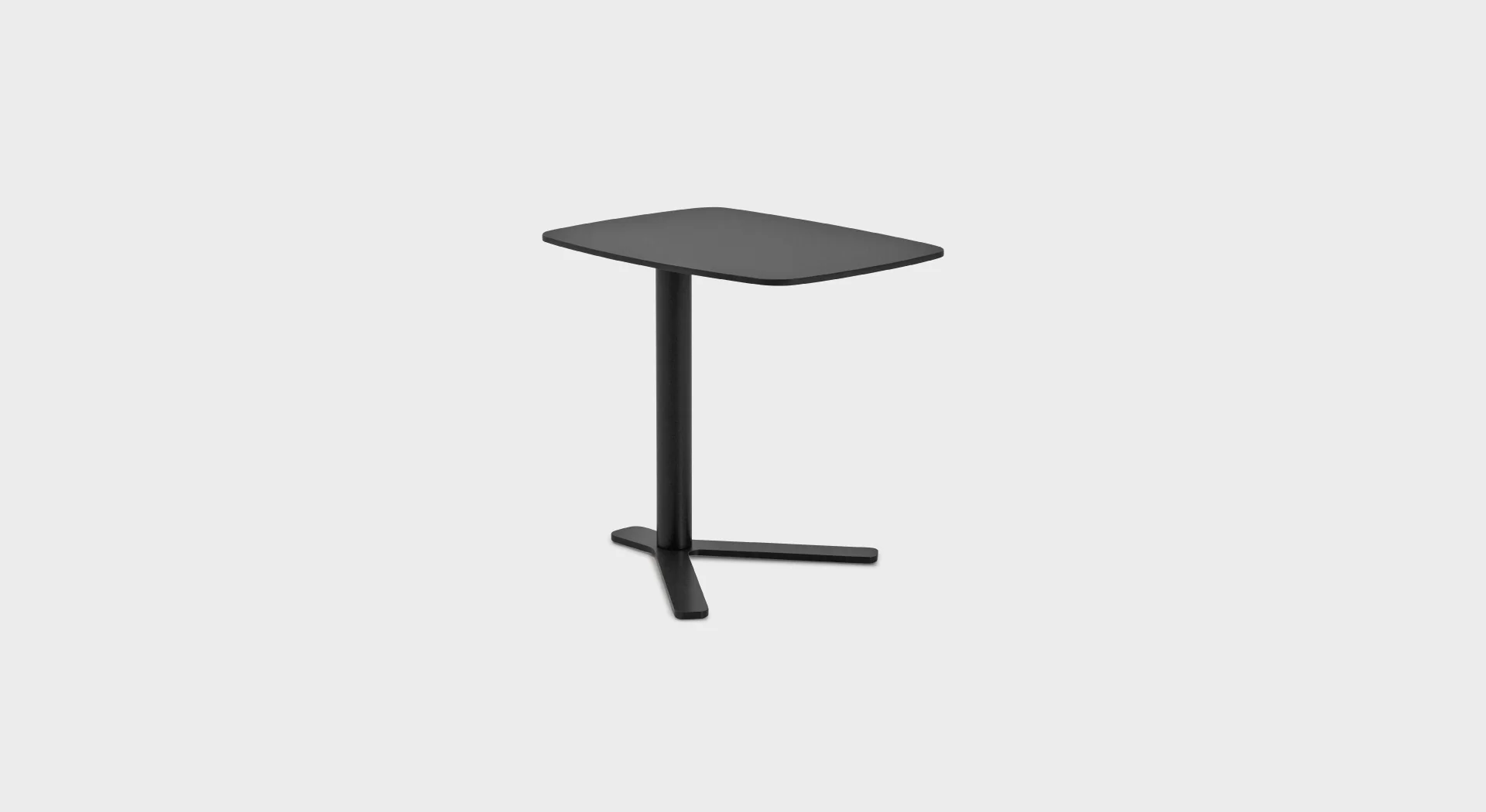 YO T80E | Rounded-corner rectangular side table: Height-adjustable ...