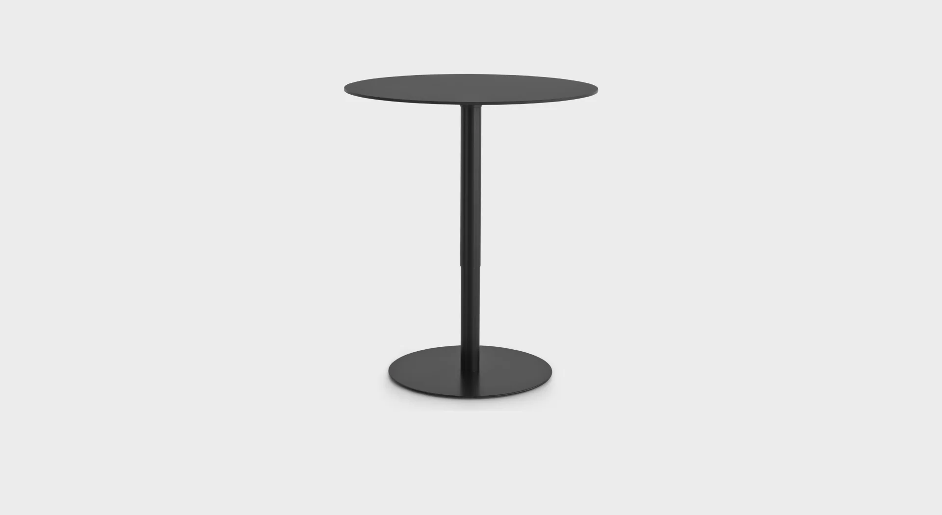 RONDÒ 90 height adjustable | Modern table: height-adjustable Ø90 90x90 ...