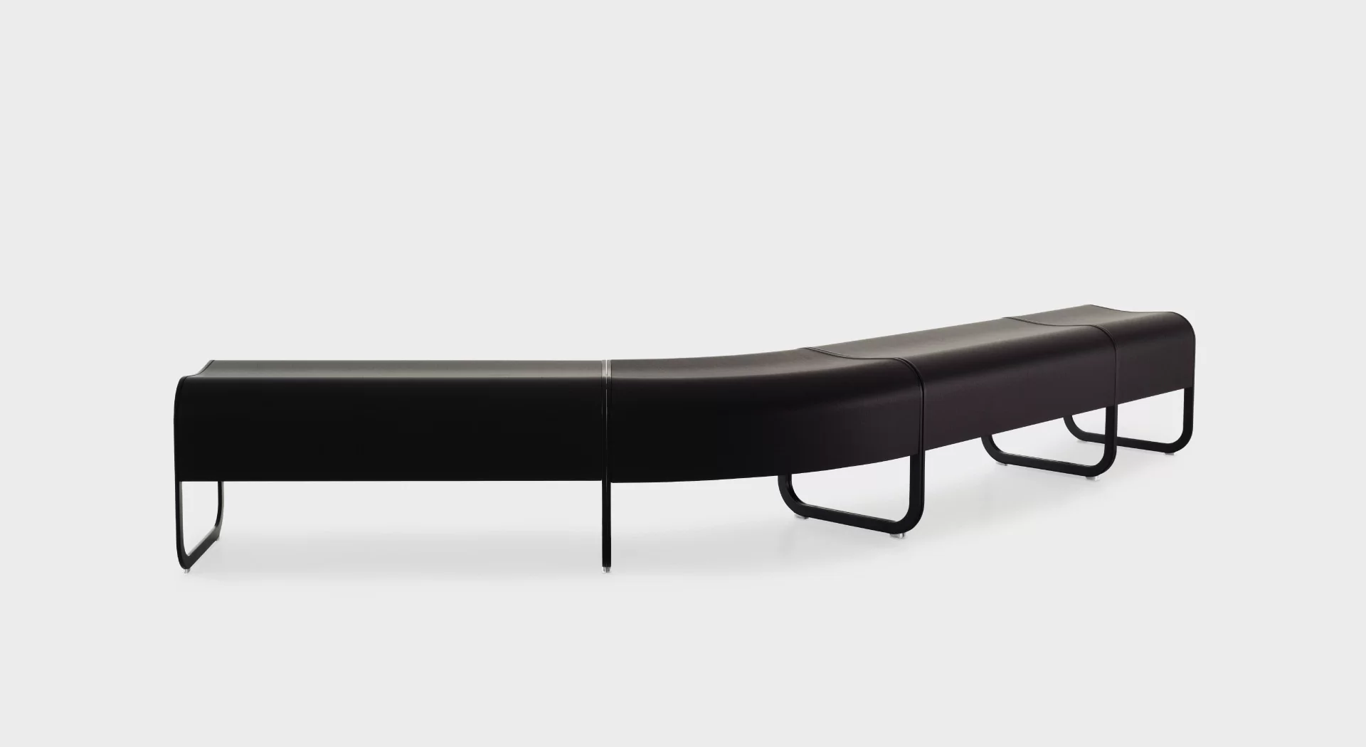 ZA SYSTEM UVL_shape | V-shaped seating system: Modular wood bench - Lapalma