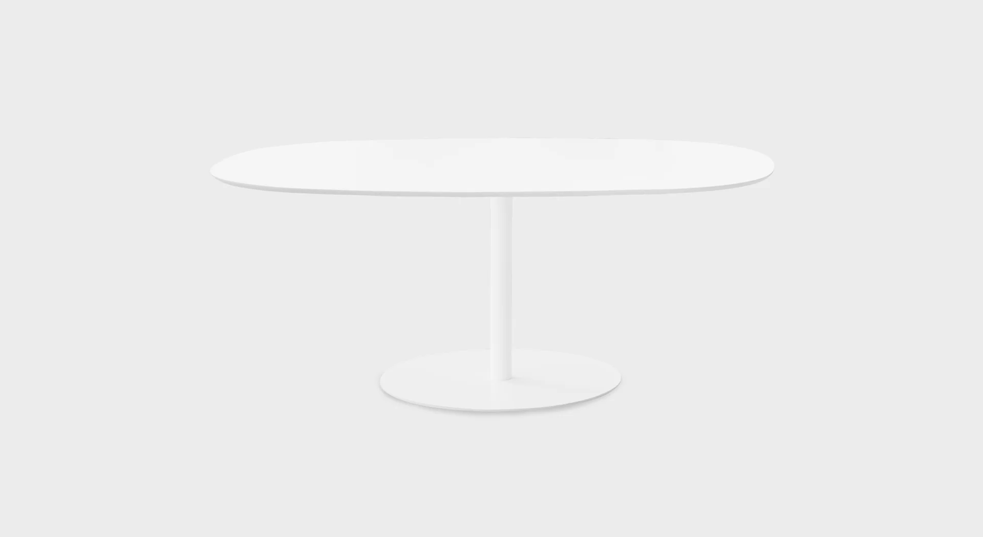 RONDÒ 180x110 | Modern rounded-corner rectangular table: 180x110 H73 ...