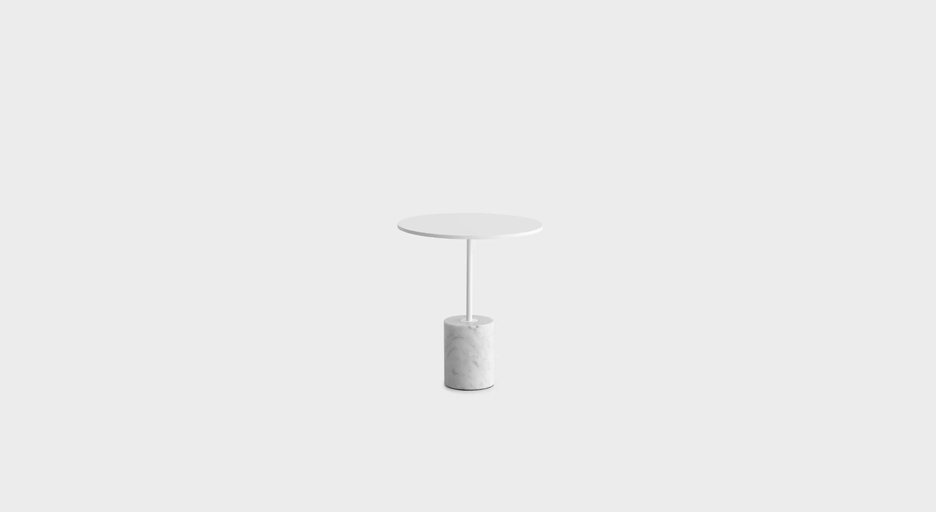 JEY ET40: outdoor side table with concrete or marble base h45 – Lapalma