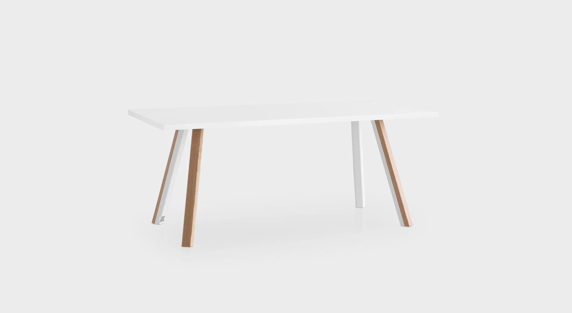 ORI Rectangle: scrivania ufficio 80x180 ÷ 210 H74 - Lapalma