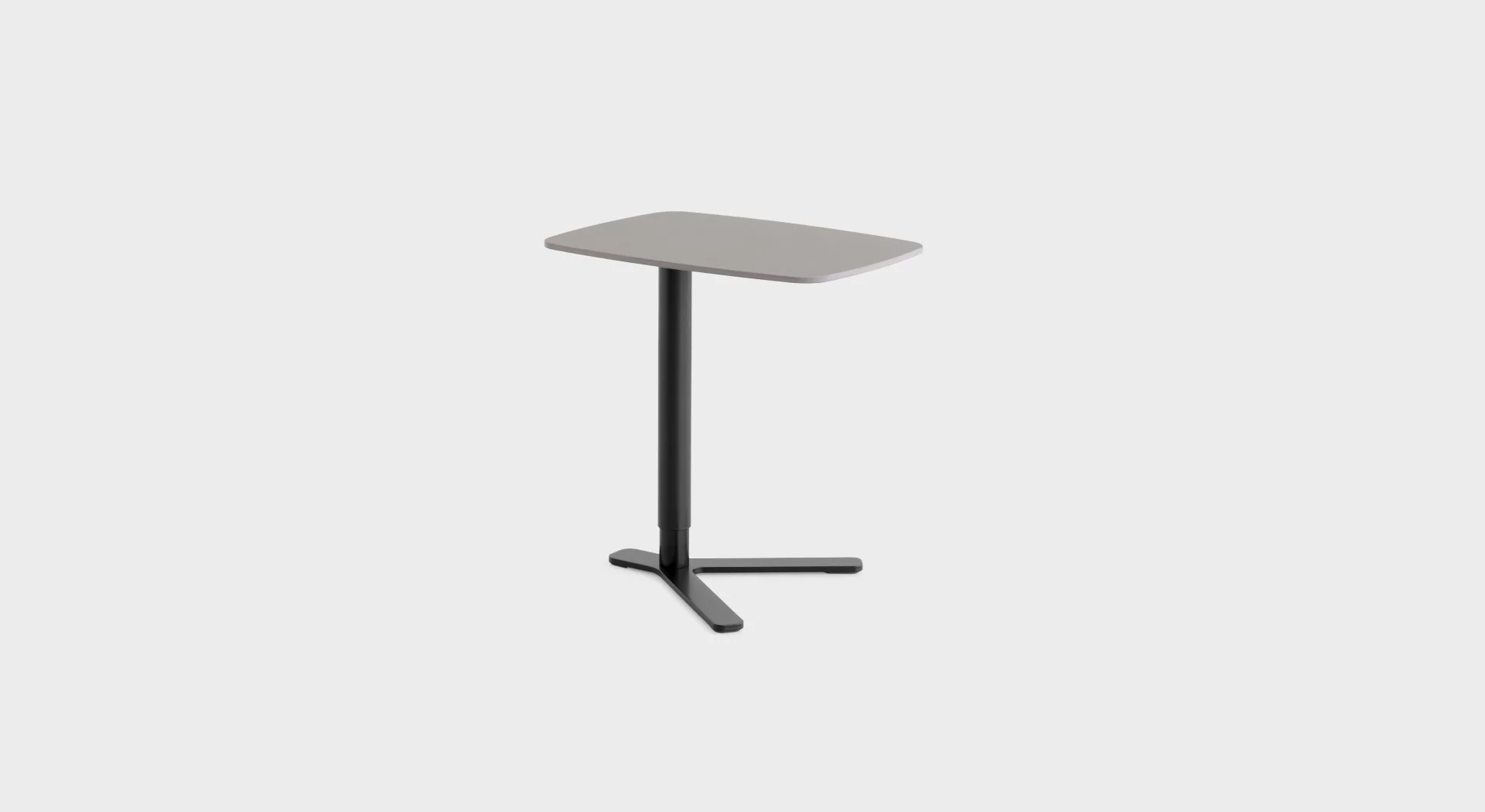 YO T80E | Rounded-corner rectangular side table: Height-adjustable ...