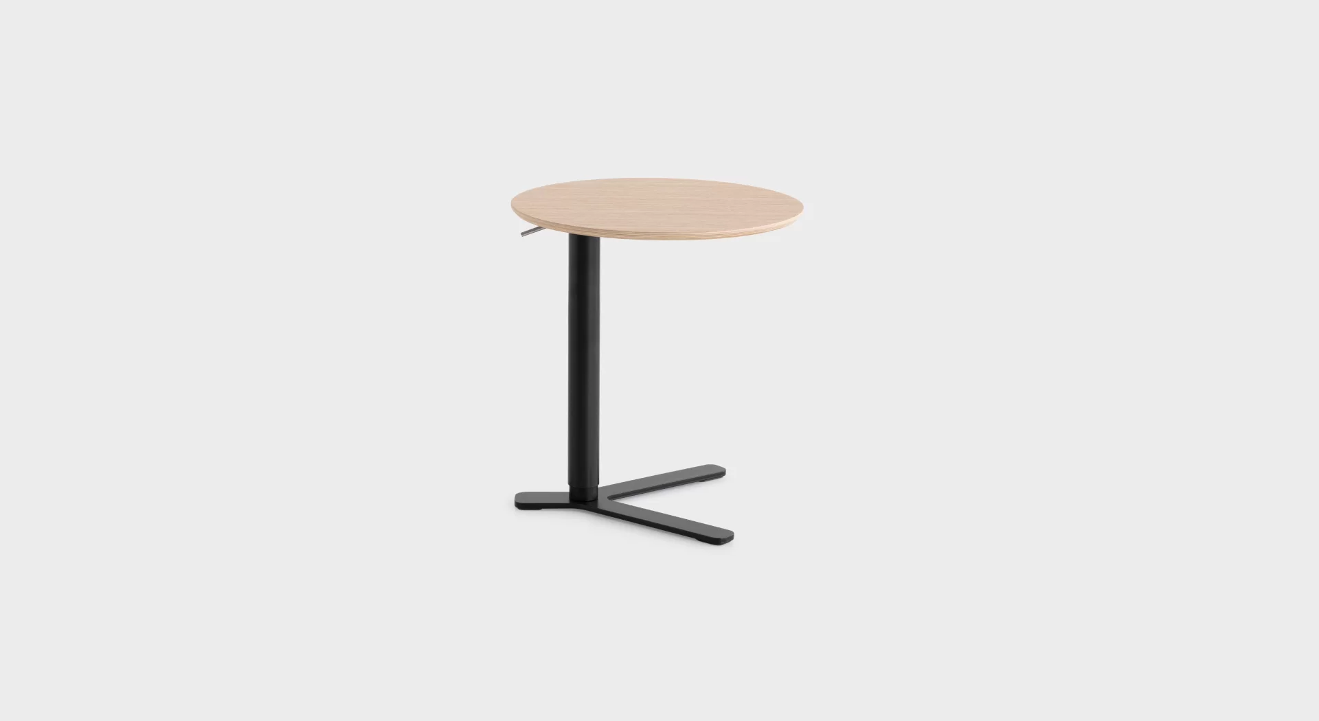 YO T80 | Round side table: Height-adjustable Ø50 H.52÷70 - Lapalma