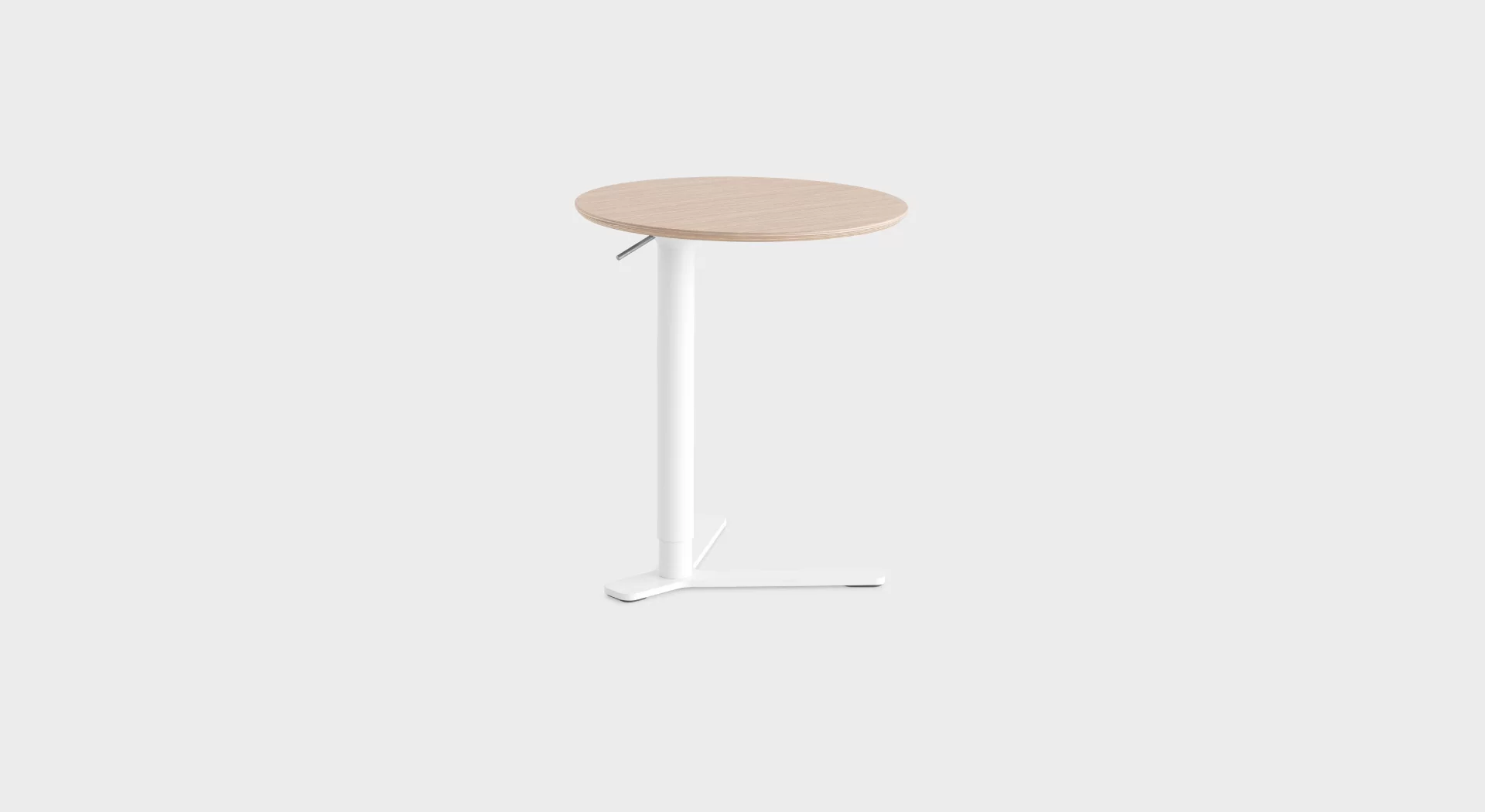YO T80 | Round side table: Height-adjustable Ø50 H.52÷70 - Lapalma